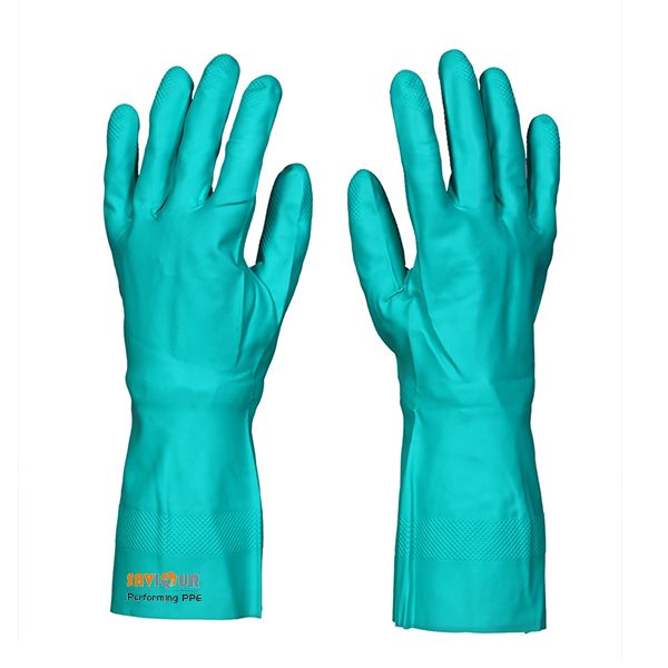 CHEMPRO NITRILE GREEN GLOVES | Envirosage Consultants